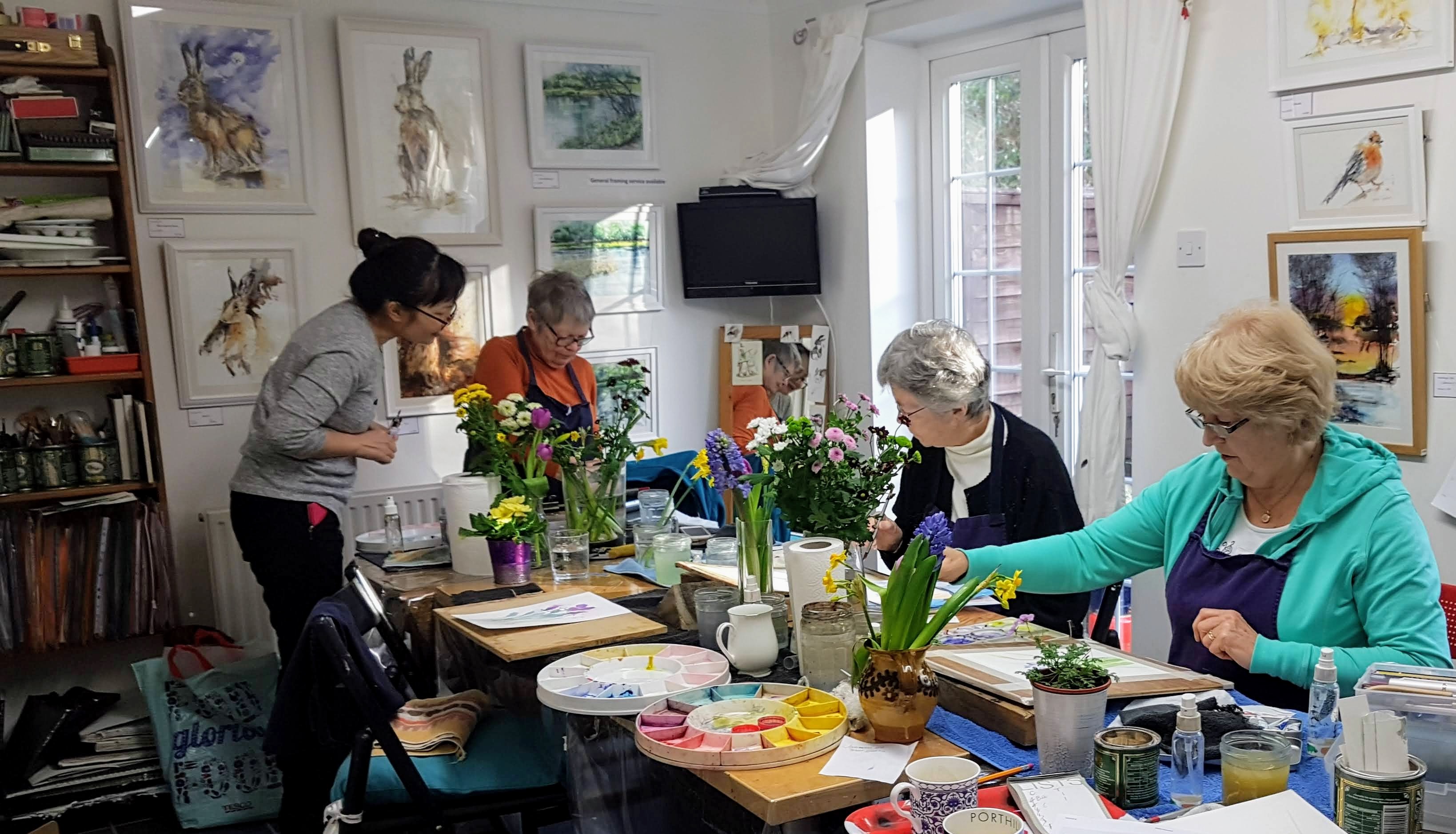 New Dates for my ‘Home Studio’ workshops dotted about the summer ...